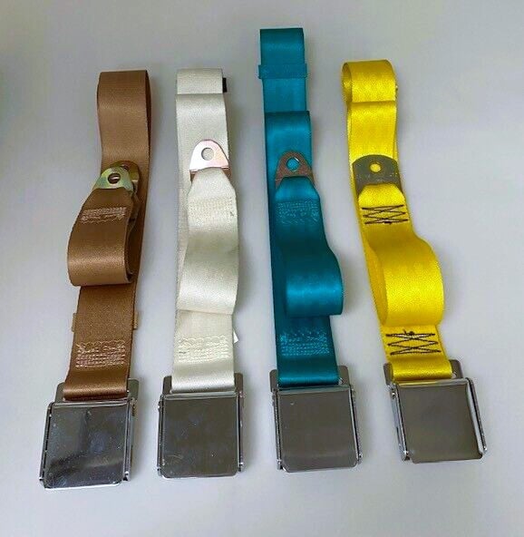 Aircraft Style Lap Belts 74"
