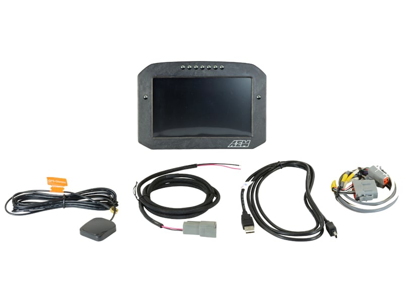 AEM CD-7FG Carbon Flat Panel Non-Logging Display 1