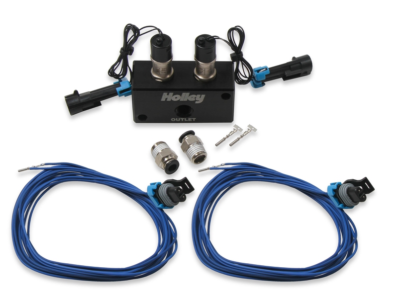 Holley EFI High Flow Dual Solenoid Boost Control Kit High Flow Boost ...