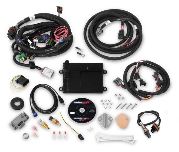 HP EFI ECU & Harness Kits Universal FORD V8 Multi-Point Fuel Injection, Includes Bosch Oxygen ...