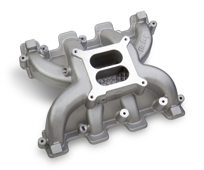Holley Dual Plane Carbureted Intake - GM LS3/L92 All GM LS Gen III or ...