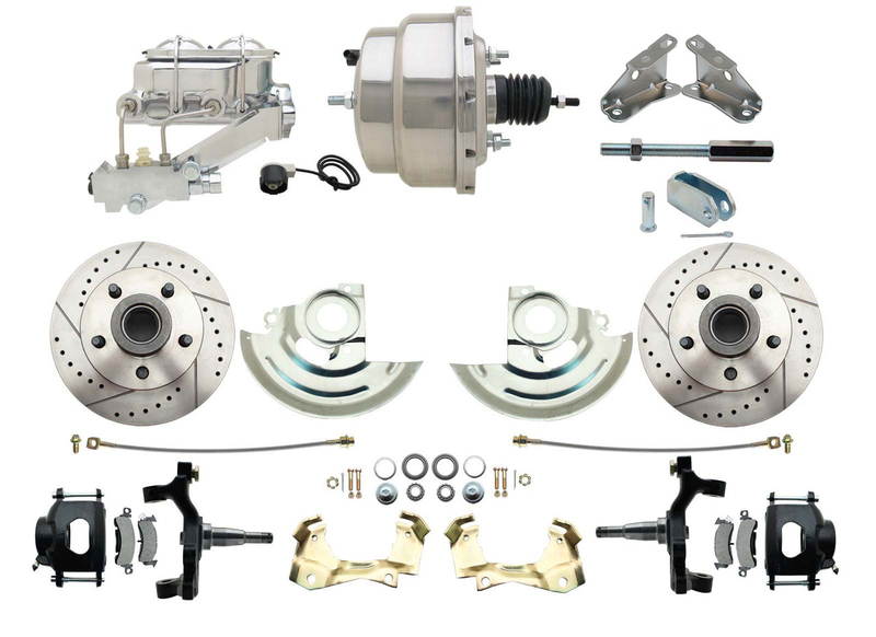 1964-1972 GM A Body 2 Inch Drop Front Disc Brake Booster & Wheel ...