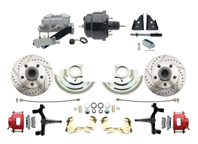 1964-1972 GM A Body 2 Inch Drop Front Disc Brake Booster & Wheel ...