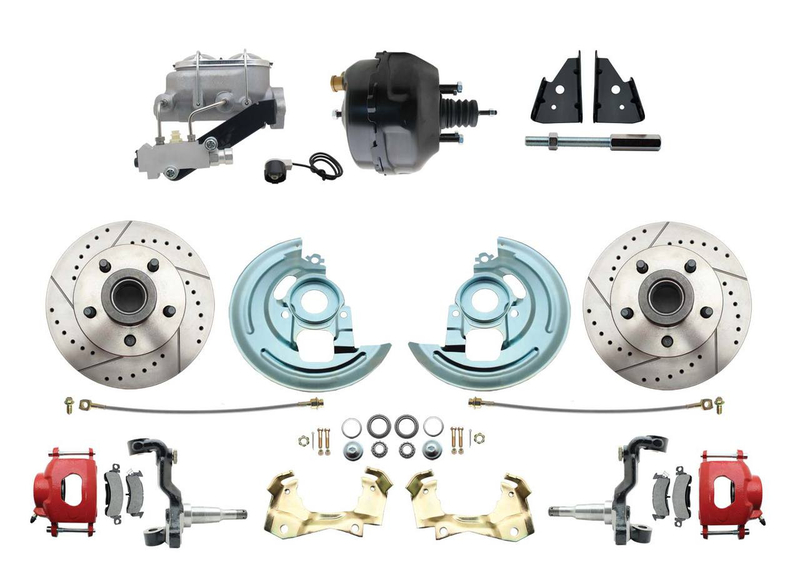 1964-1972 GM A Body Stock Height Front Disc Brake Booster & Wheel ...